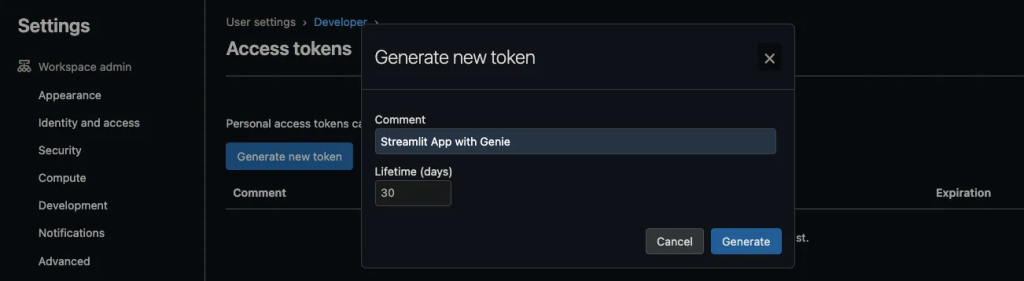 【Databricks】Genie APIを用いてアプリを開発するための事前準備 | Data Driven Knowledgebase