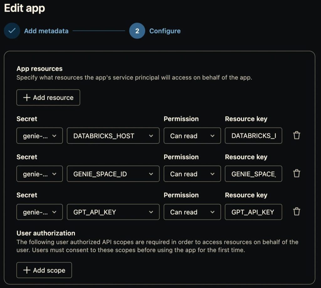 Databricksでシークレットスコープを作成する手順とDatabricks Appsでの利用方法 | Data Driven Knowledgebase