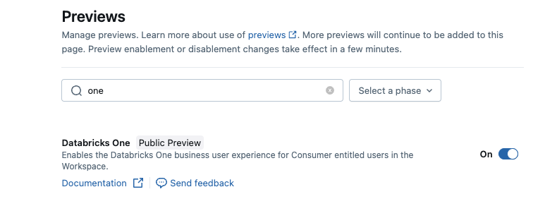 Databricks One (public preview) を試してみた | Data Driven Knowledgebase